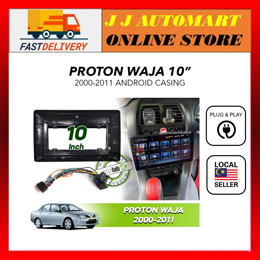 Android Player Casing 10" Proton Waja 2000-2011 (with Socket Proton ...