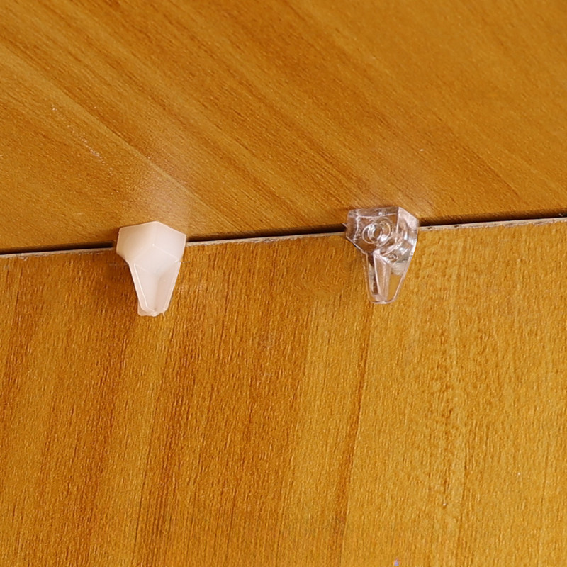 20PCS 5mm Wardrobe Shelf Support Pins Cabinet Shelves Studs Bracket ...