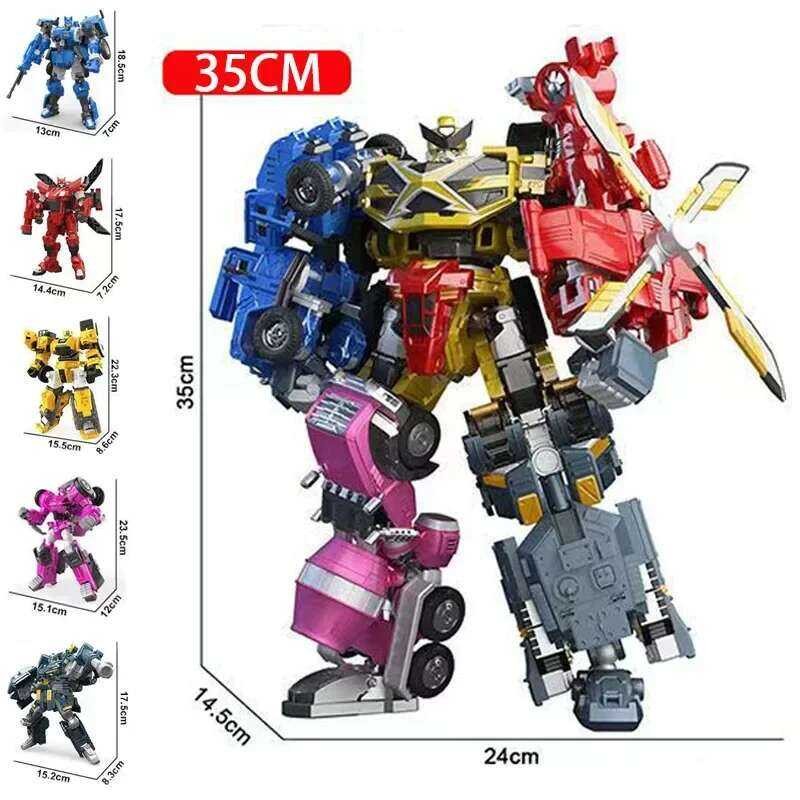 IN 5 1 Mini Force Transformation Tank Robot Toys Action Figures ...