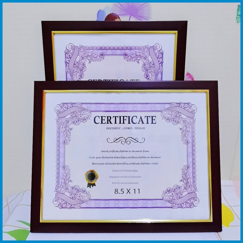 Basic family A4 / 8.5*11 PVC Plastic Certificate Frame - 8*10 inches ...