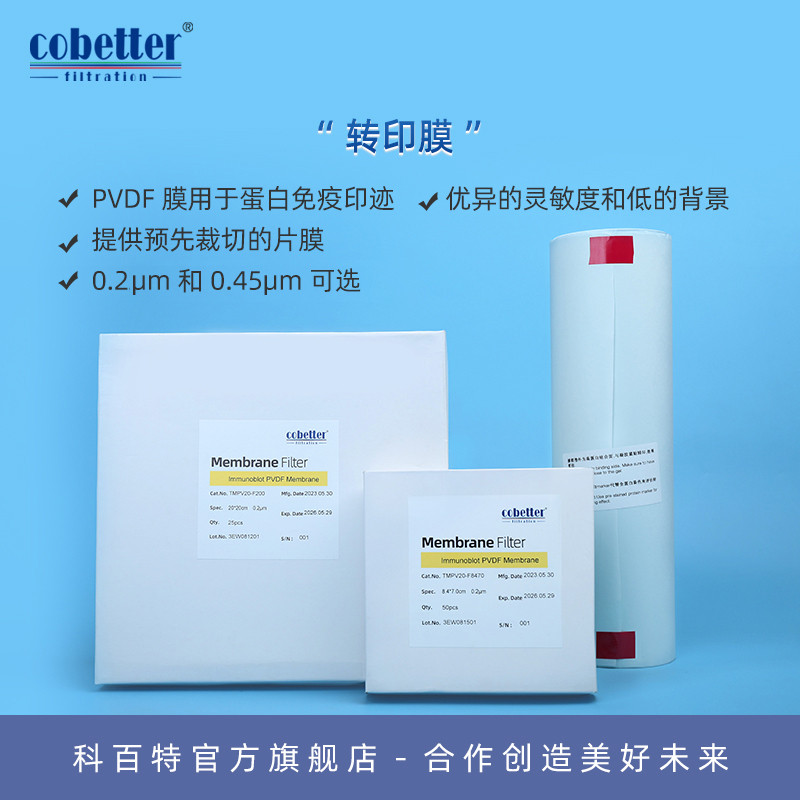 Cobetter PVDF Western Blot wb membrane/filter paper 0.45 μm protein ...