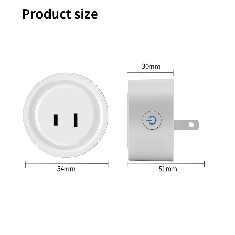 Tuya Wifi Smart Plug USA Socket Wireless Switch Smart Home App Scene ...