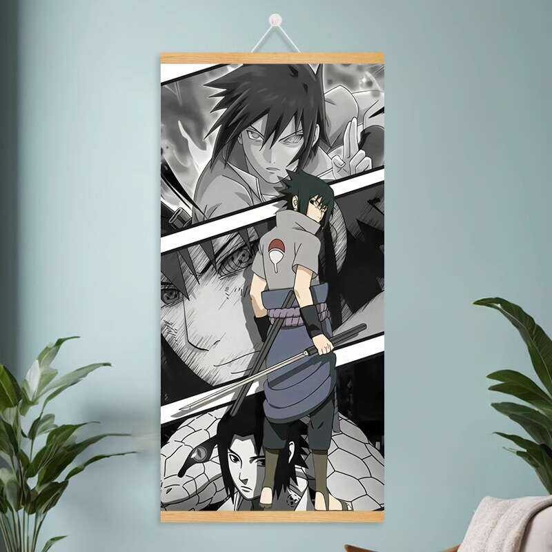 Naruto anime Poster Hanging Picture Uchibo Ban Naruto Sasuke Nishibo ...