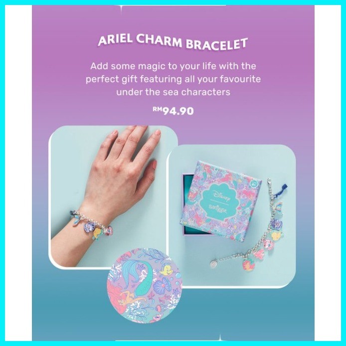 Smiggle Unicake/Dysney Cham Bracelet & Neclace | Shopee Philippines