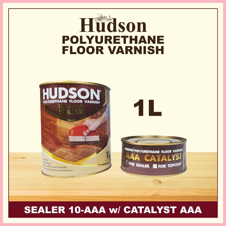⭐ Hudson Polyurethane Floor Varnish Topcoat / Sealer 1 Liter with ...