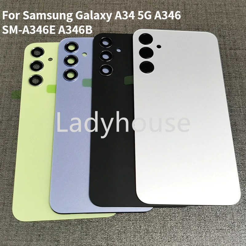 Back Cover For Samsung Galaxy A34 5G A346 SM-A346E A346B Back Battery ...