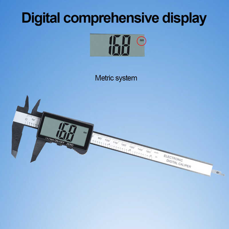 0-150 9 mm Digital Vernier Caliper Electronic Calipers Inch and ...