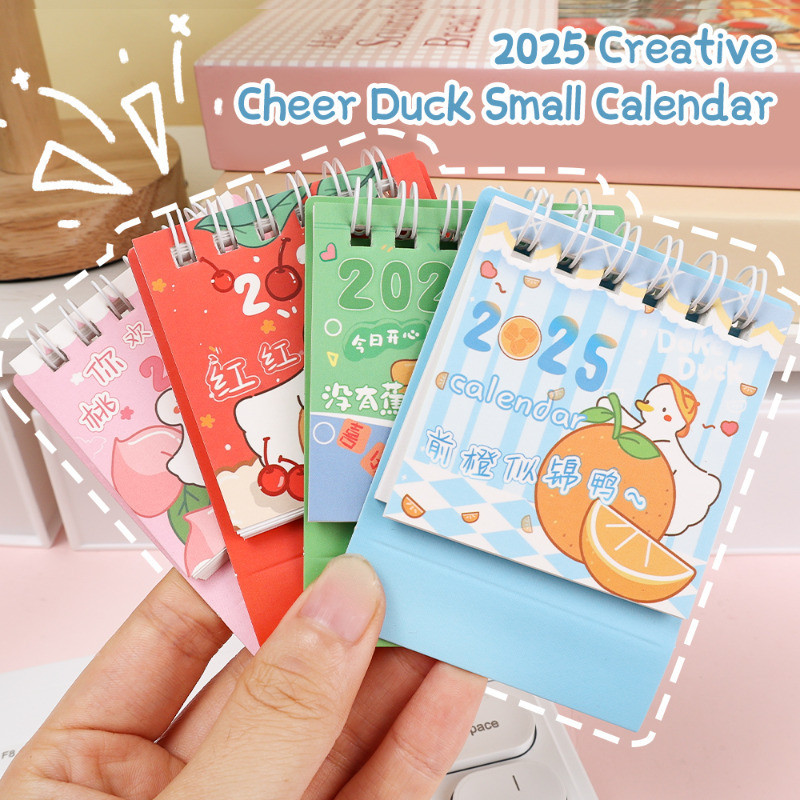 2025 Cute Ducks Small Desk Calendar - Yearly Monthly Daily Planner - To ...
