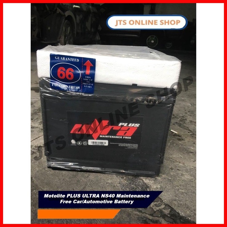 Motolite PLUS ULTRA NS40 Maintenance Free Car/Automotive Battery ...
