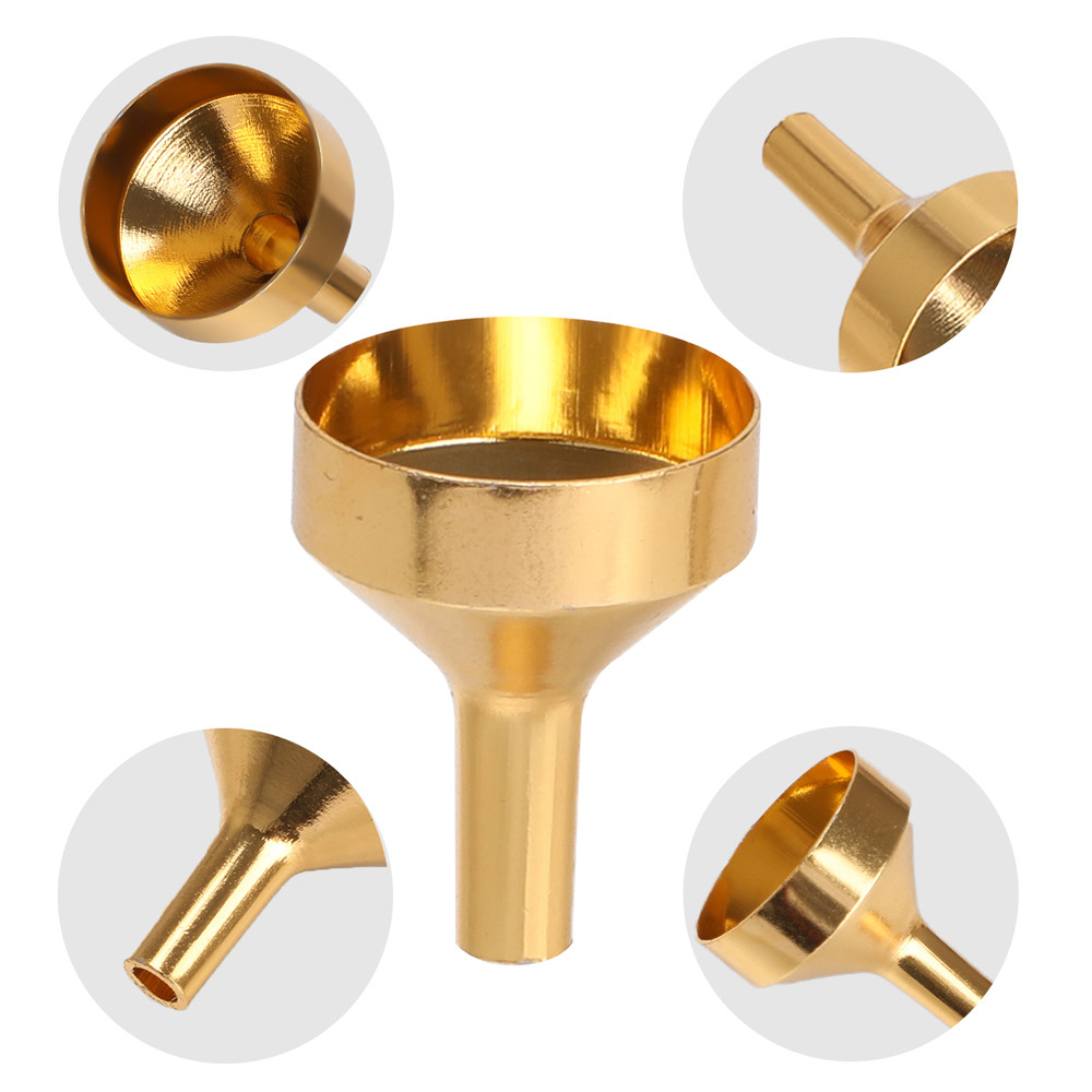 1/5pcs Metal Aluminum Mini Funnel for Transferring Liquid Perfume ...