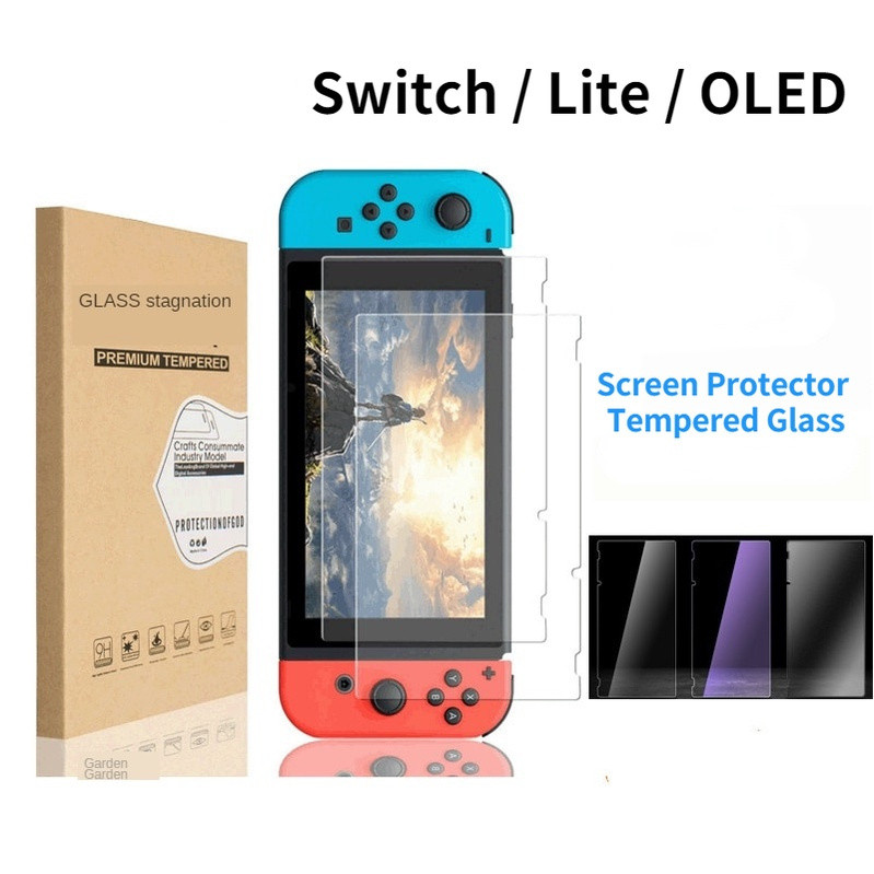 in stock Tempered Glass for Nintendo Switch OLED / Lite, Switch Screen Protector, Scratch, Crack ...