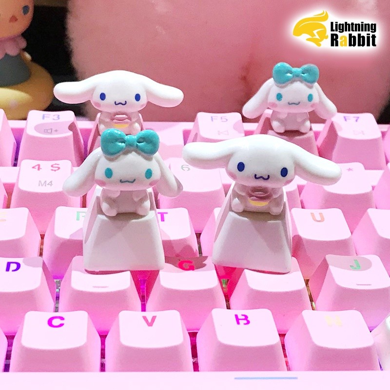 in stock 【Keycap】 Mechanical Keyboard Sanrio Cinnamoroll Big-eared dog ...