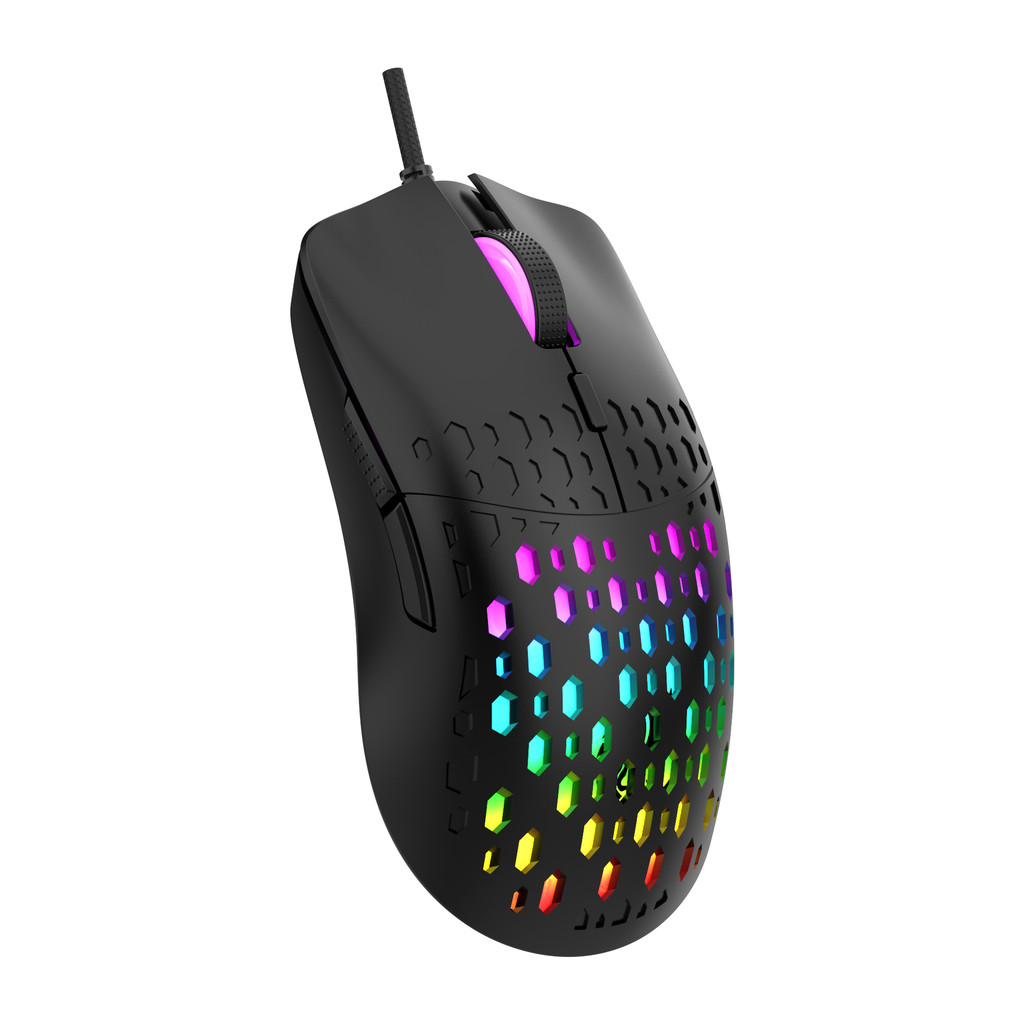 METMI x Raiku G701 RGB Wired Gaming Mouse - Honeycomb Shell Design 4 ...