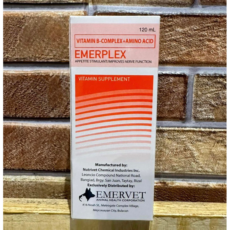 Emerplex Vitamin Supplement Syrup for Dogs and Cats (120ml) | Shopee ...
