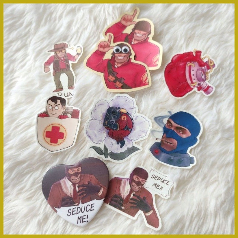 SUGARRUSHSATO Team Fortress 2 TF2 Stickers | Shopee Philippines