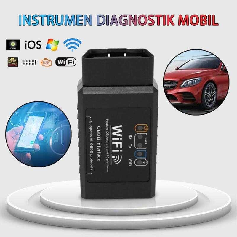 Elm327 Wifi V1.5 Car Obd2 OBDII Scan Tools Foseal Scanner Adapter Check ...