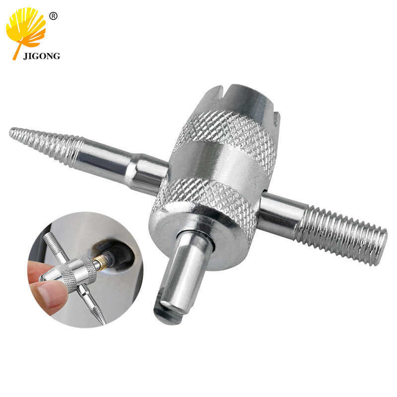 4-in-1 tire valve tool valve core disassembly wrench key tire valve ...