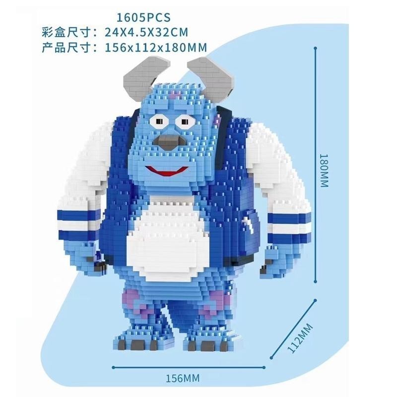 Magic Mini Blocks Cartoon Model Toy Story Aliens Building Bricks Pink ...