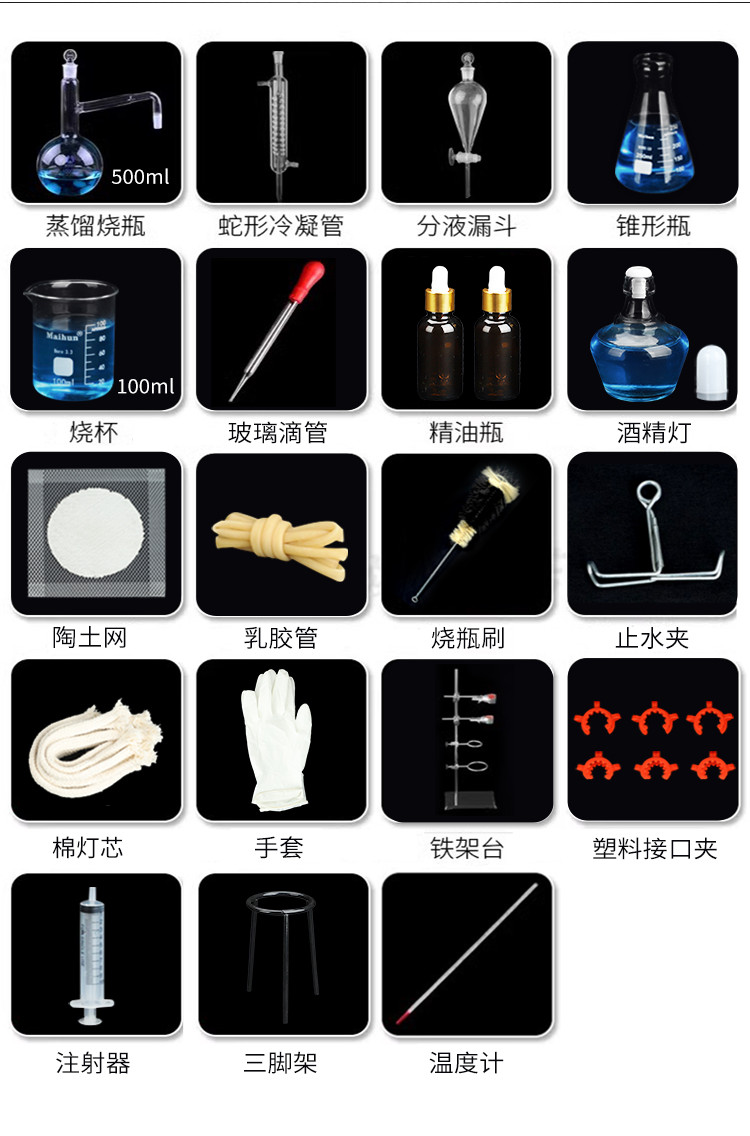 Distillation Device All Glass Water Steam Pure Dew Distillation ...