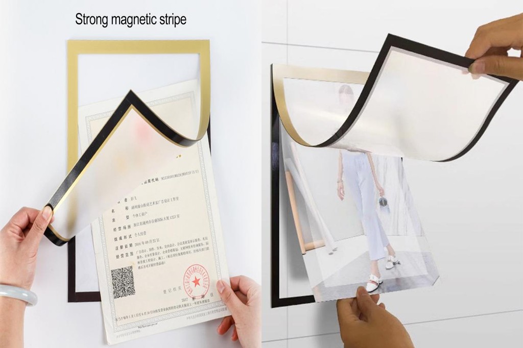 livecity Wall-mounted Magnetic Frame Self-adhesive Poster Frame Modern ...