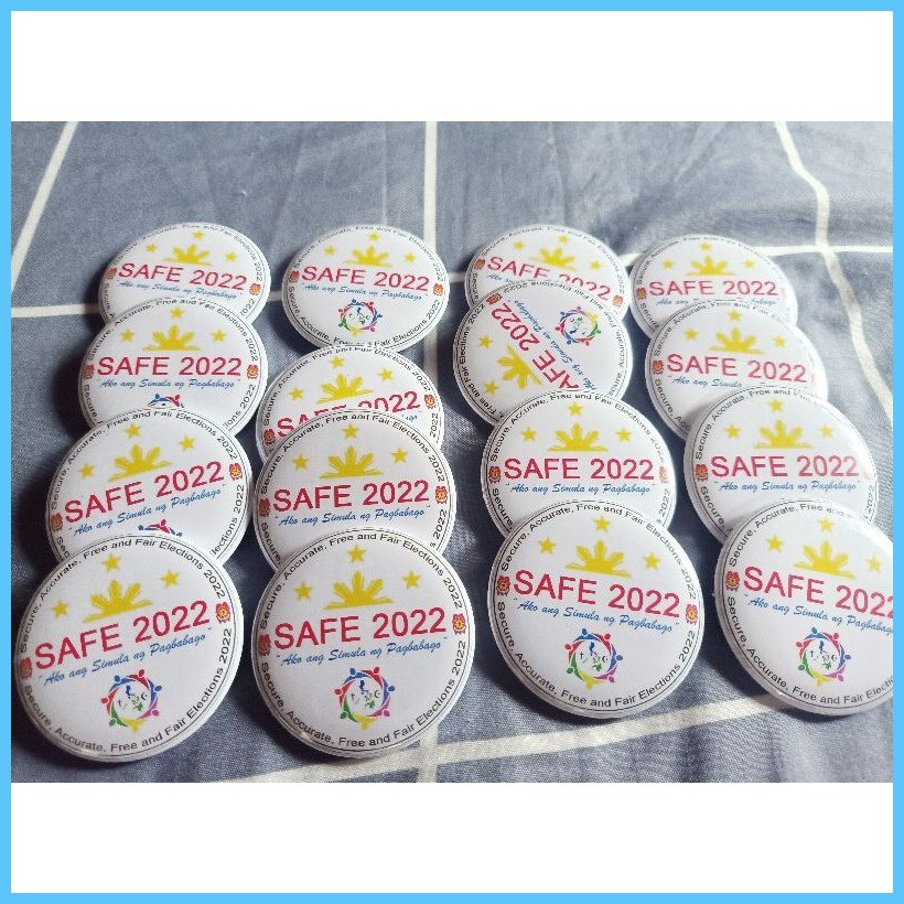 ¤ SAFE 2022 BUTTON PIN for PNP | Shopee Philippines