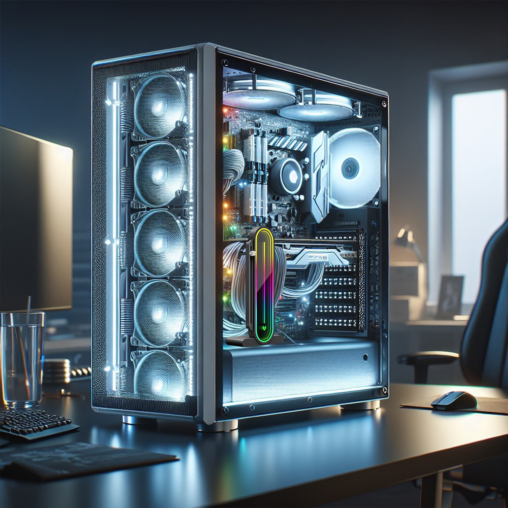 COOLMOON Graphics Card GPU Holder 5V 3Pin ARGB Video Card Bracket With ...