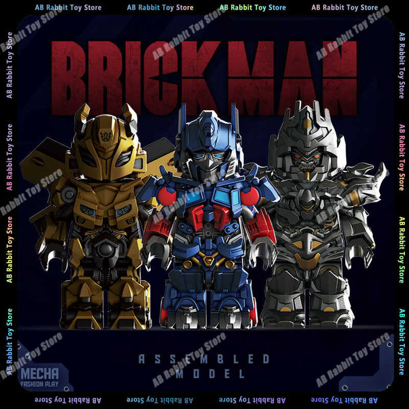 Brick Man Transformers Assemble Kit Models Optimus Prime Bumblebee ...