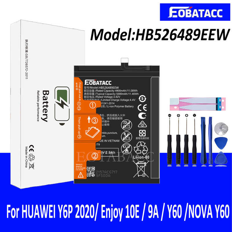 EOTABACC 100% New Original Hb526489eew For HUAWEI Y6p 2020/ 10E 9A ...