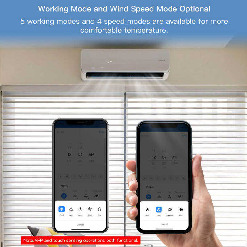 Smart Tuya Wifi IR Air Controller Thermostat Gamit Ang LCD Display App ...