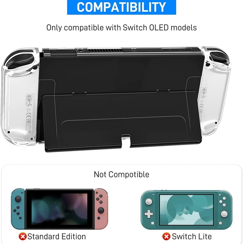 Nintendo Switch OLED Protective Shell OLED Soft Shell TPU Joycon Split ...