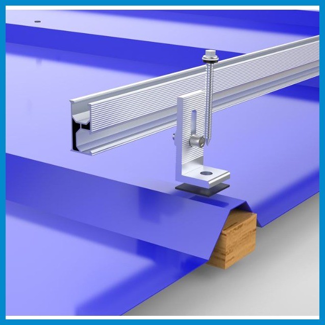 Rails & Kits for mounting Solar Panels (L-Foot, Mid Clamp, Grounding ...