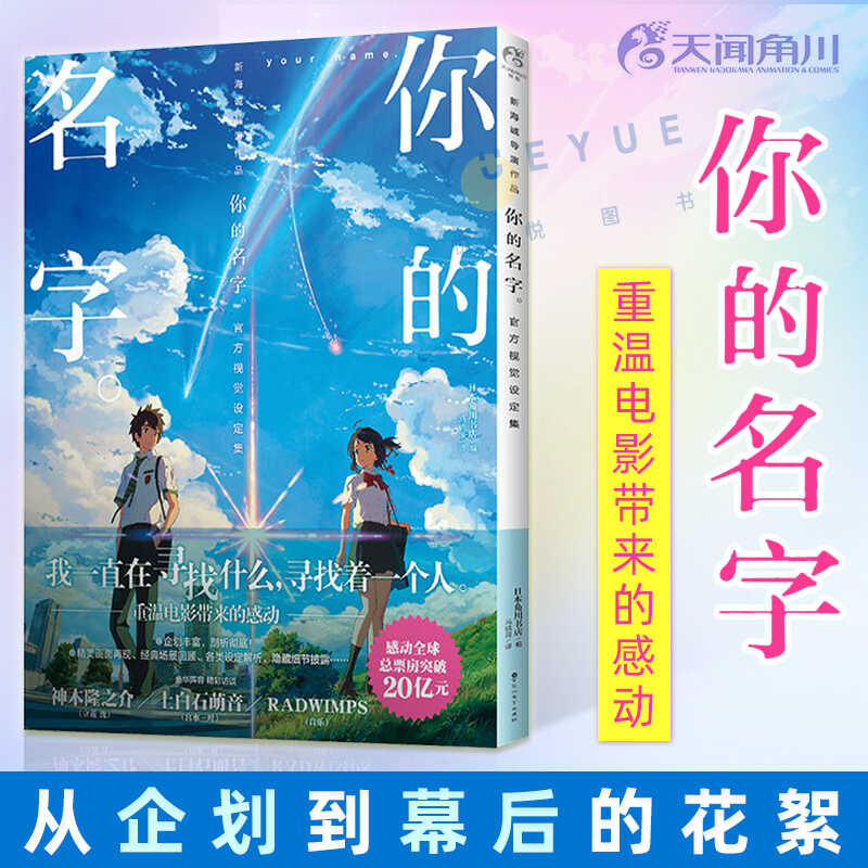 Authentic Your Name Visual Setting Makoto Shinkai Animation Movie ...