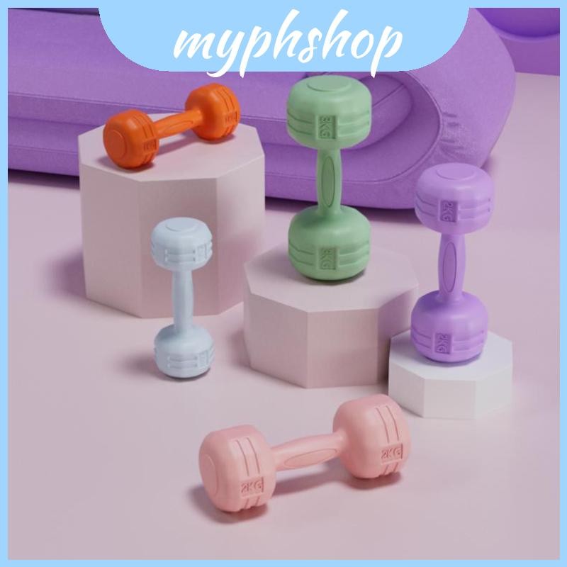Vibrant Colored Dumbbells Lightweight Set For Women's Arm And Training ...