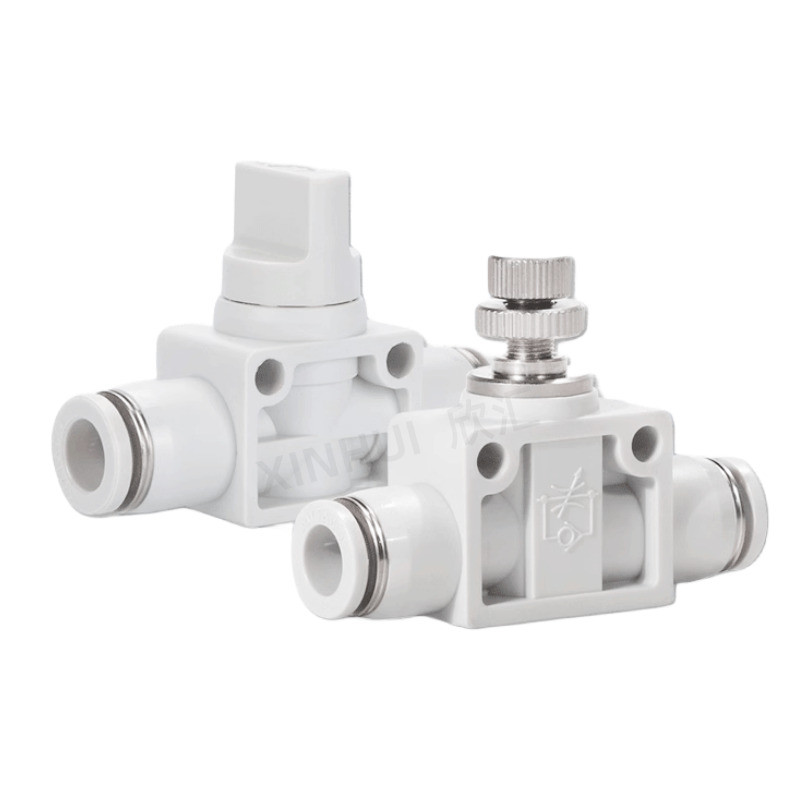 ASA pneumatic throttle valve PSA4/6/8/10/12 cylinder flow control valve PHV manual valve switch ...