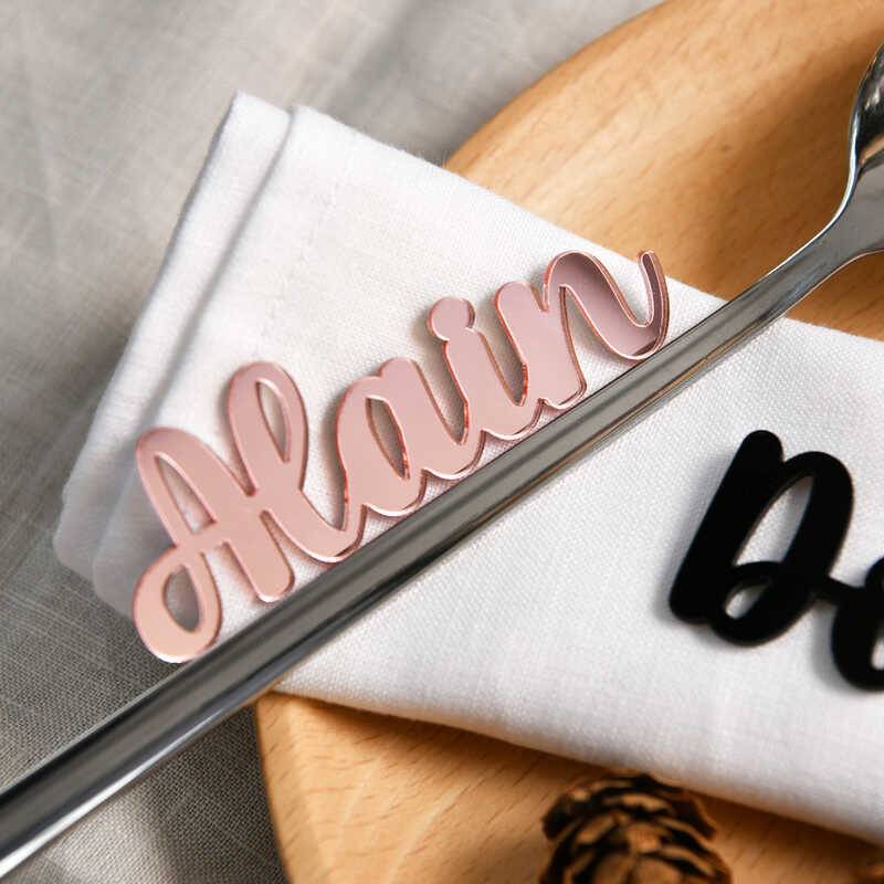 Cards, Custom Personalized Names, Place Settings, Guest Name Tags ...