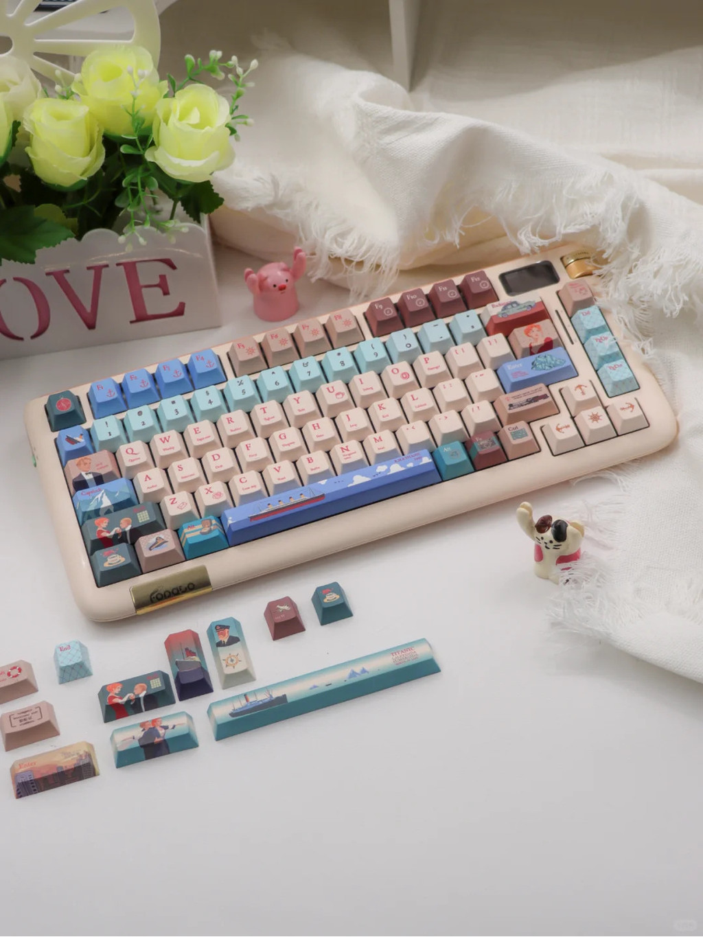 Titanic Keycap MDA/Cherry Profile 138/158 Keys PBT Dye Sublimation ...