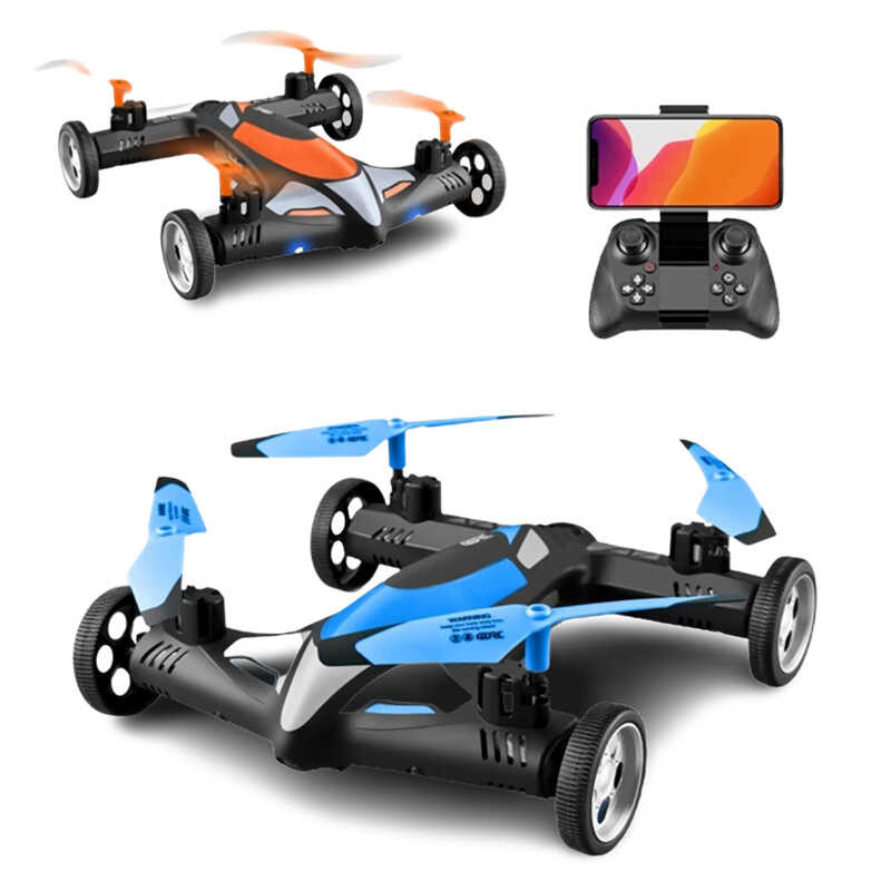 Dd Remote Control Air-Ground Flying Cars Mini Dron 4K Hd Camera Aerial ...