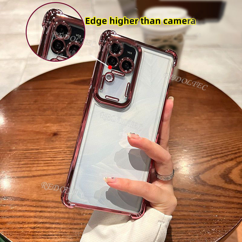 Case For Redmi 14C 2024 New Design Four Corner Shockproof Transparent ...