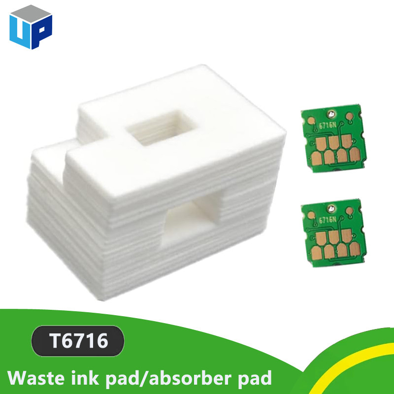 T6716 Waste ink sponge absorber pad and chip for Epson C5210 C5290 ...
