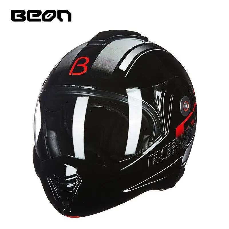 Bike Motorcycle Helmet BEON B Flip Up Motorcycle Beon Modular Open Full ...