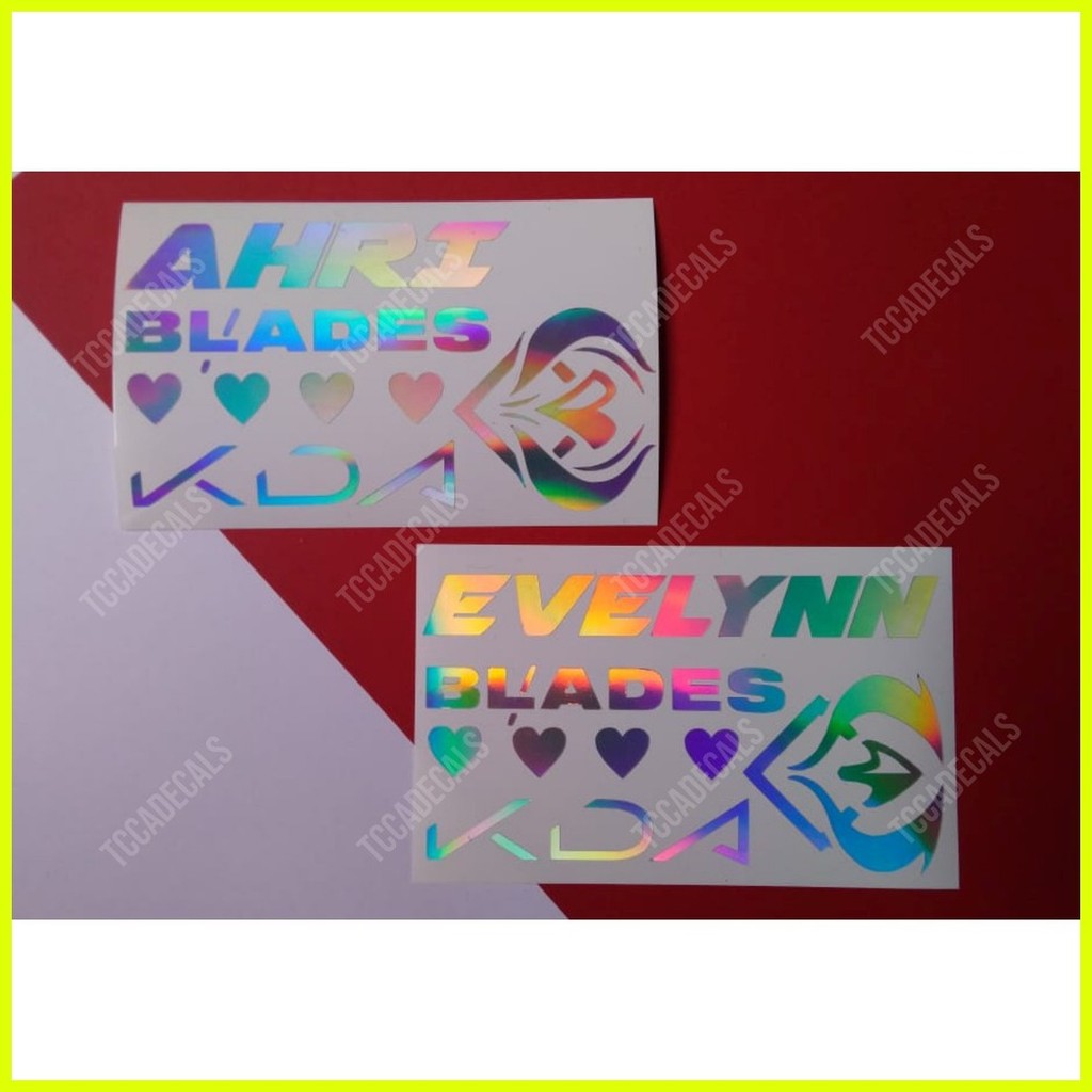 Bias Decal sticker :KDA | Shopee Philippines