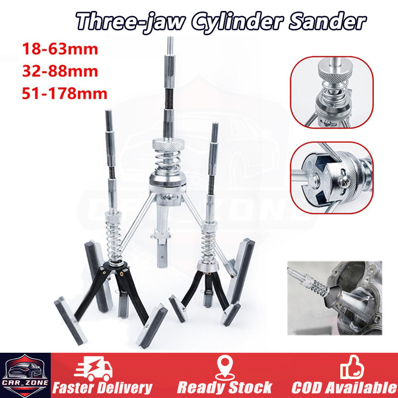 OPENMALL Steel Three-jaw Cylinder Sander Inner Diameter Grinder Car ...