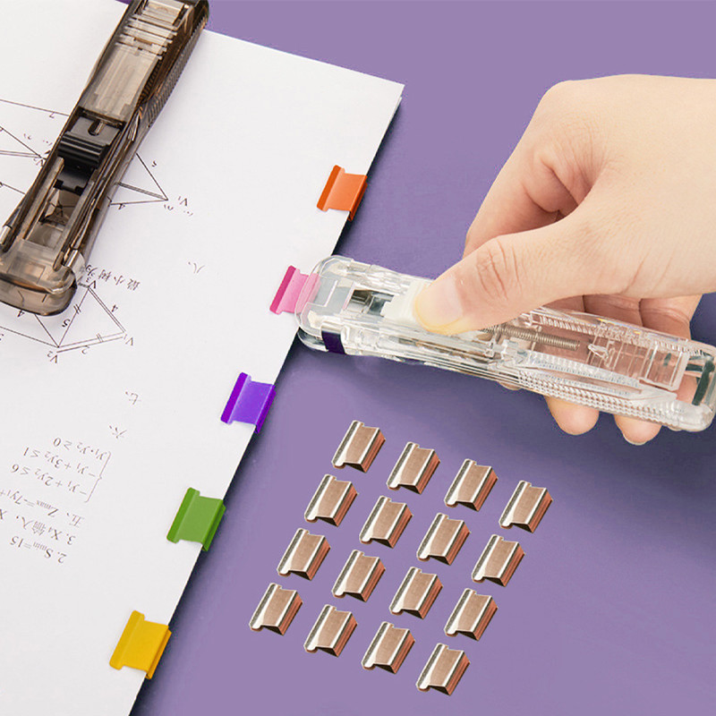 50Pcs Portable Push Clamp Exam Paper Finishing Clip Reusable Folder ...