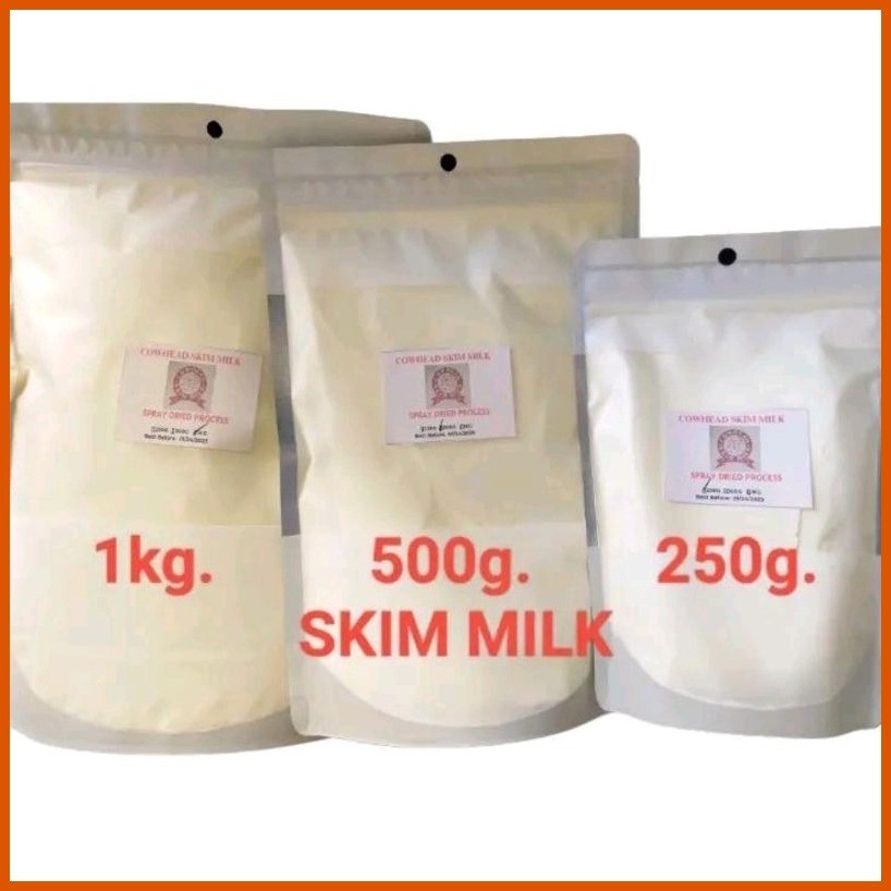 ∠ ☮ Skim Milk Powder / Skimmed Milk / Low Fat Milk (250g, 500g, 1KG ...