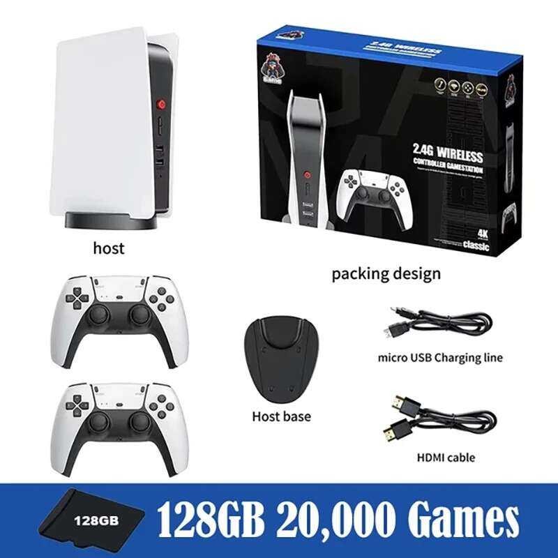 Built-in 15000 Games Play Station5 Teion Classic Arcade Video Game ...