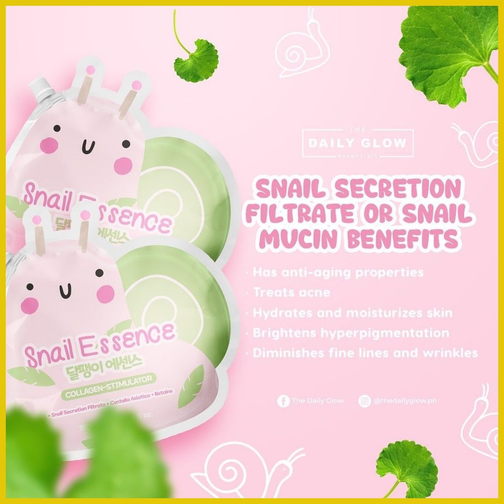 The Daily Glow Snail Essence | Shopee Philippines