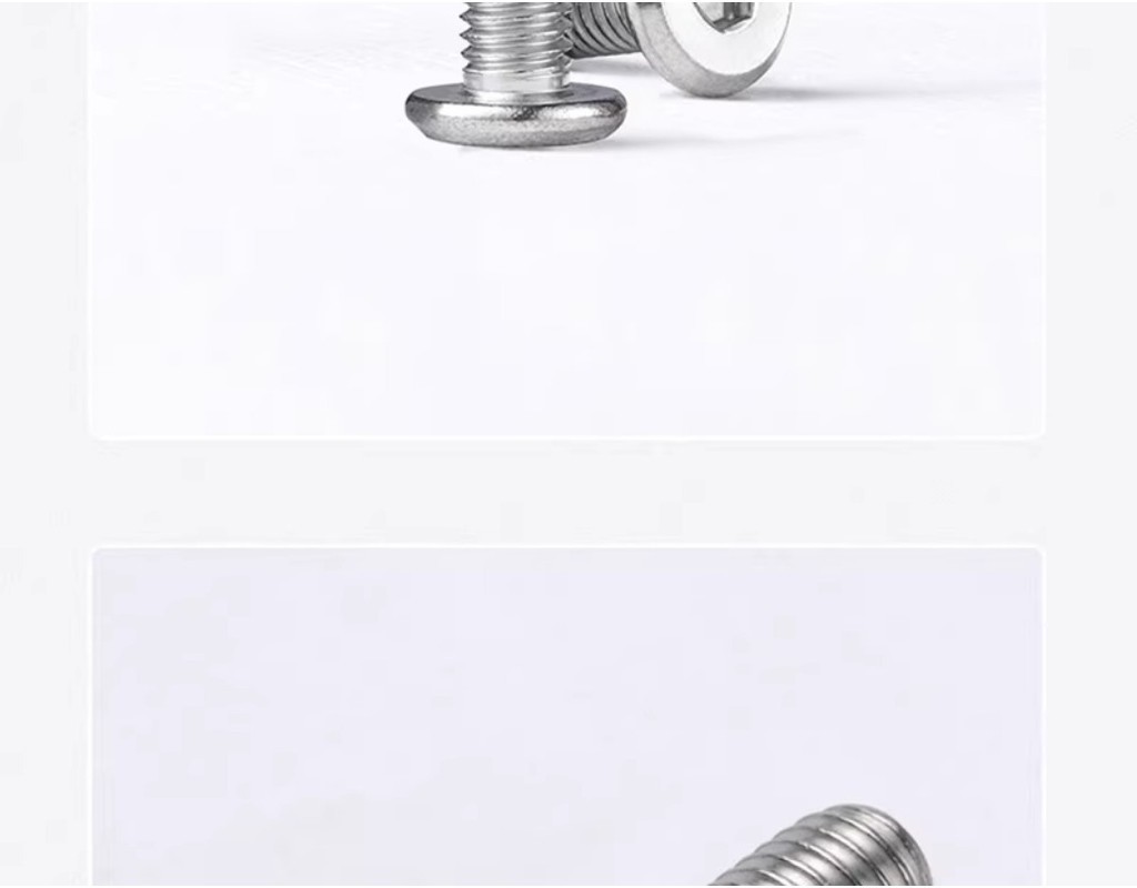 [RL] Chamfered Head Hex Socket Screw Flat Round Head Allen Key Bolt 304 ...