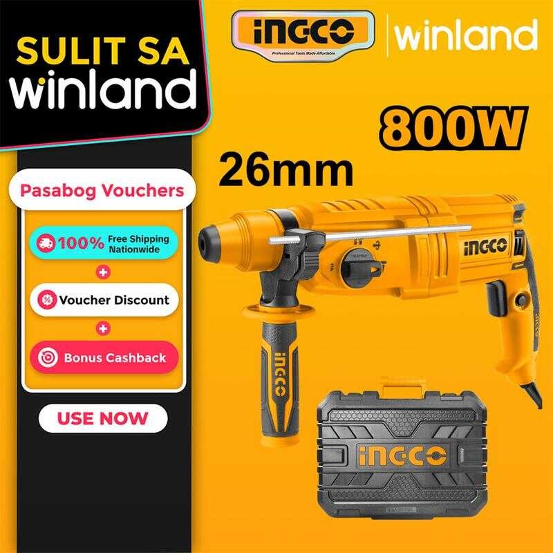 Ingco By Winland Rotary Hammer Drill SDS Plus System L Chipping Gun ...