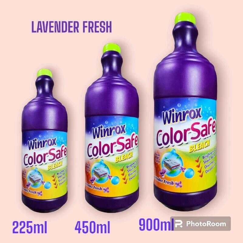 252 WINROX Colorsafe Bleach LAVENDER FRESH 225Ml 450Ml 900Ml Household ...