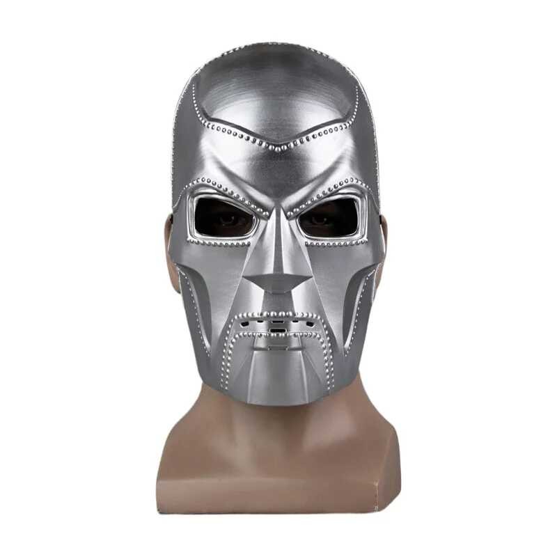 Doom Mask Dr Skull PVC Metal Stic Apat Na Demon Victor Von Doom Helmet ...